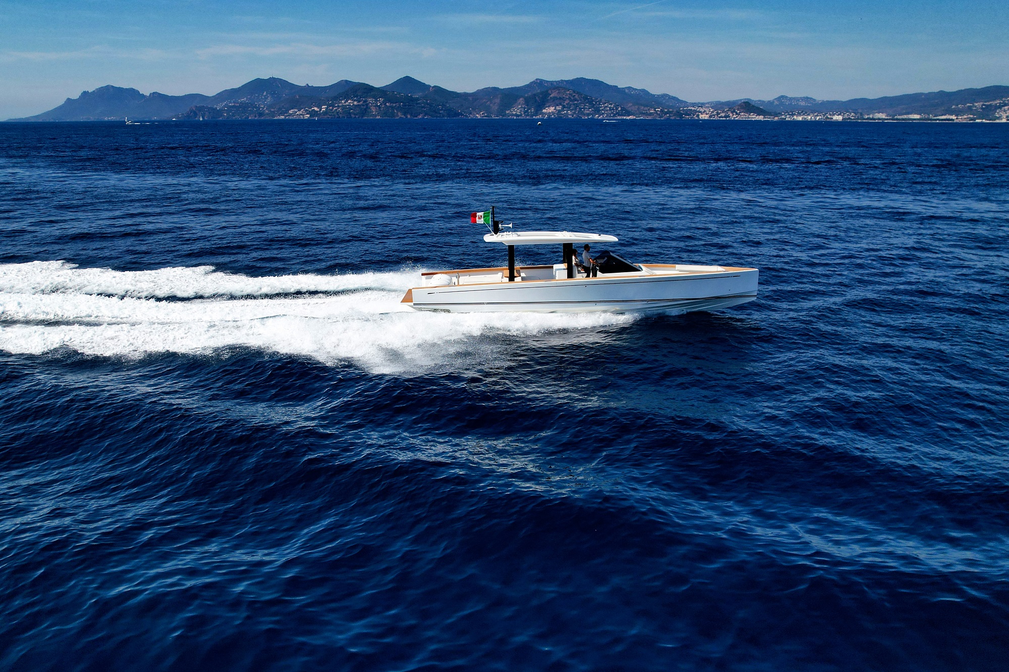Swan Shadow, the first powerboat tender built by Nautor Swan