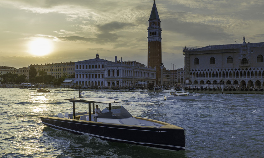 Swan Shadow, the first powerboat tender built by Nautor Swan